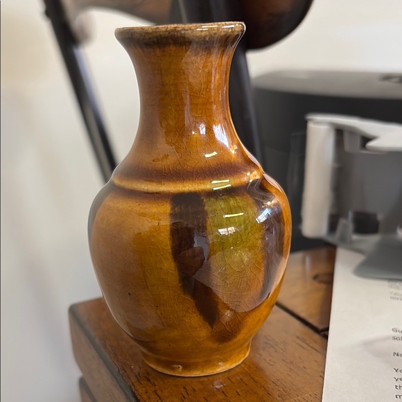 Accents | Vintage Brown Pottery Bud Vase | Poshmark